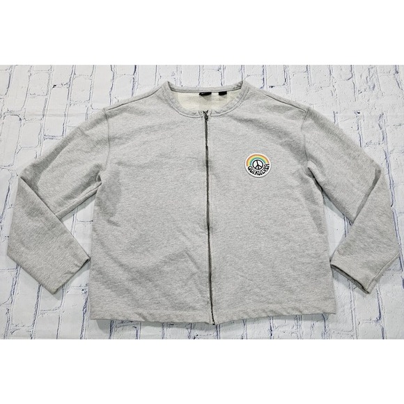 Quiksilver | Jackets & Coats | Quicksilver Rainbow Zip Jacket Gray ...
